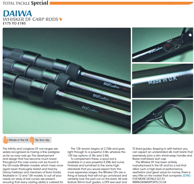 Daiwa Whisker DF | daiwasports.co.uk